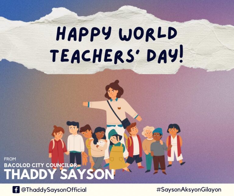 I would like to greet all educators a Happy Teachers’ Day! – Councilor ...